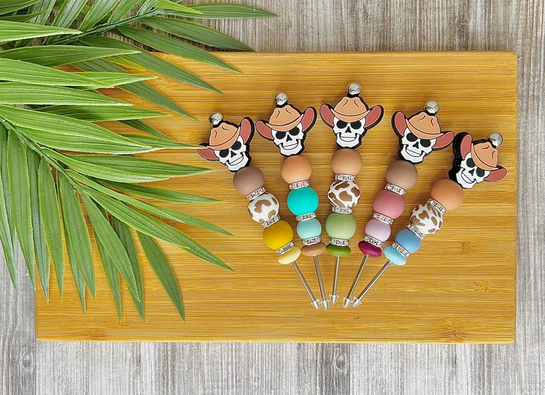 Skeleton Cowboy Scribe Various Colors Cookie Decorating Tool - Etsy