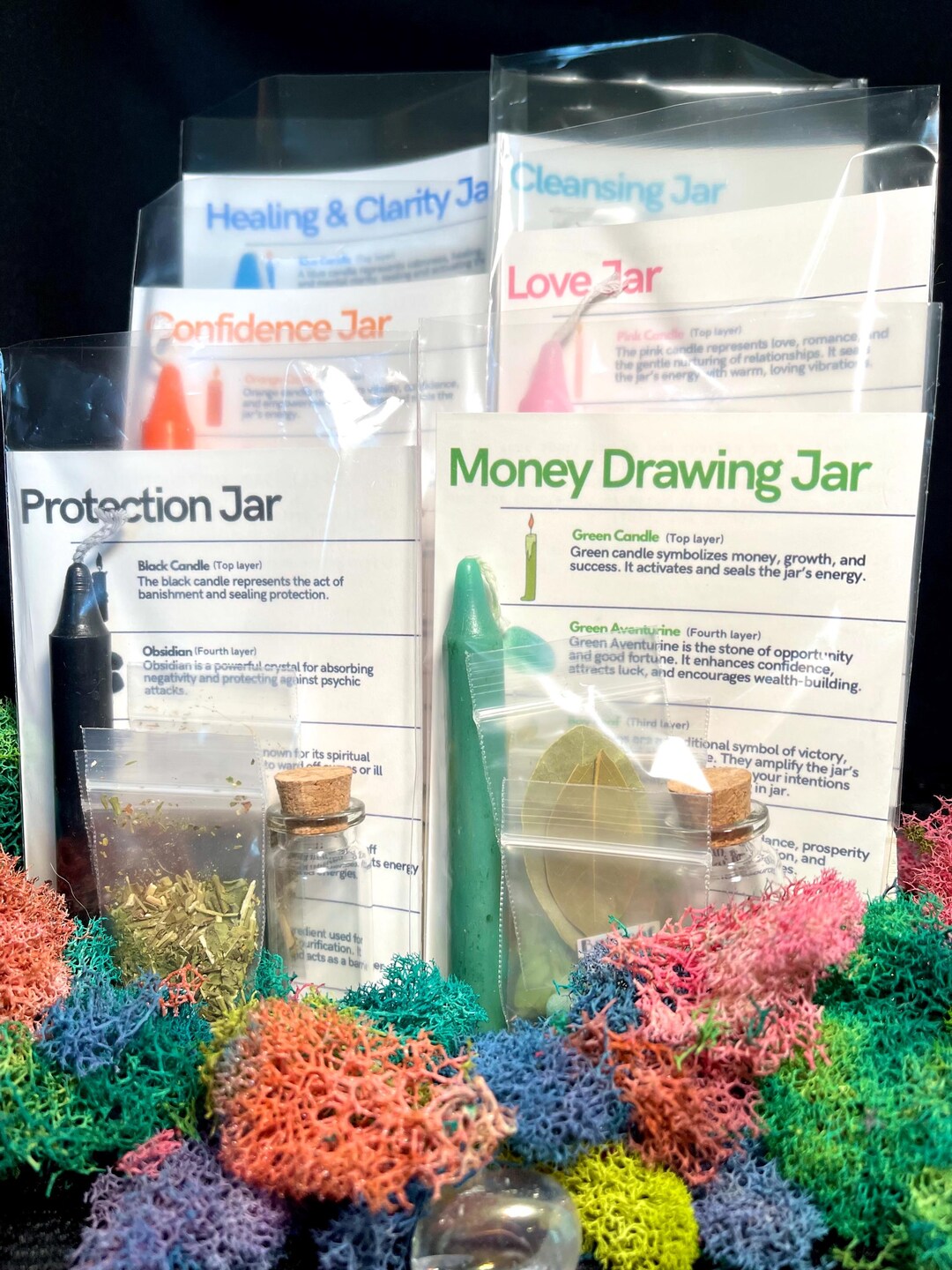 DIY Spell Jar Kit for Protection, Prosperity, Love and More | Mini ...