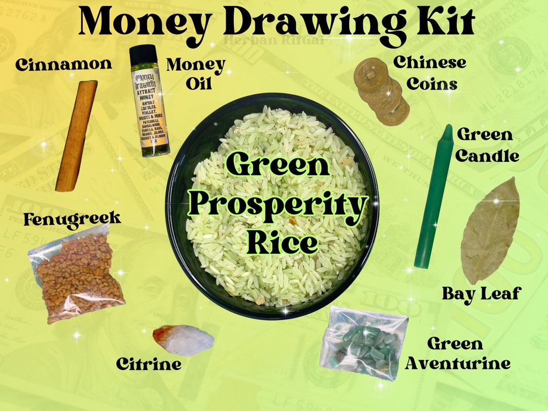PROSPERITY KIT Altar Money Bowl Money Drawing Money Magick Attract ...