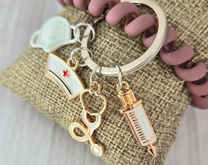 Custom Nurse Keychain | Nursing Student Gift | Nurse Graduation Gift ...