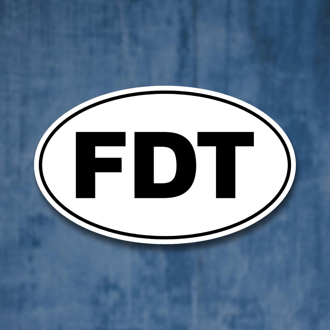 FDT (F Donald Trump) Sticker | Subtle FDT Sticker | Anti-trump, Anti ...