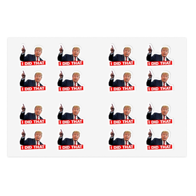 Trump "i Did That" Stickers - Etsy