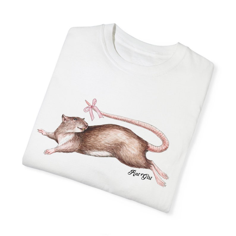 Rat Girl Coquette Shirt NYC Rat Girl Bow Vintage Look Comfy Tee T-shirt ...