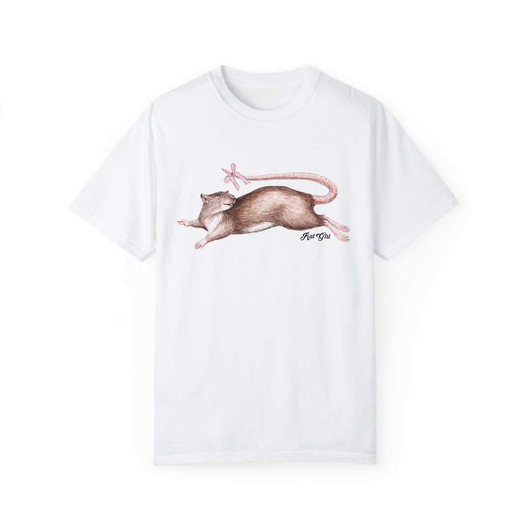 Rat Girl Coquette Shirt NYC Rat Girl Bow Vintage Look Comfy Tee T-shirt ...
