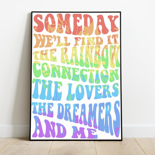Rainbow Connection - Etsy