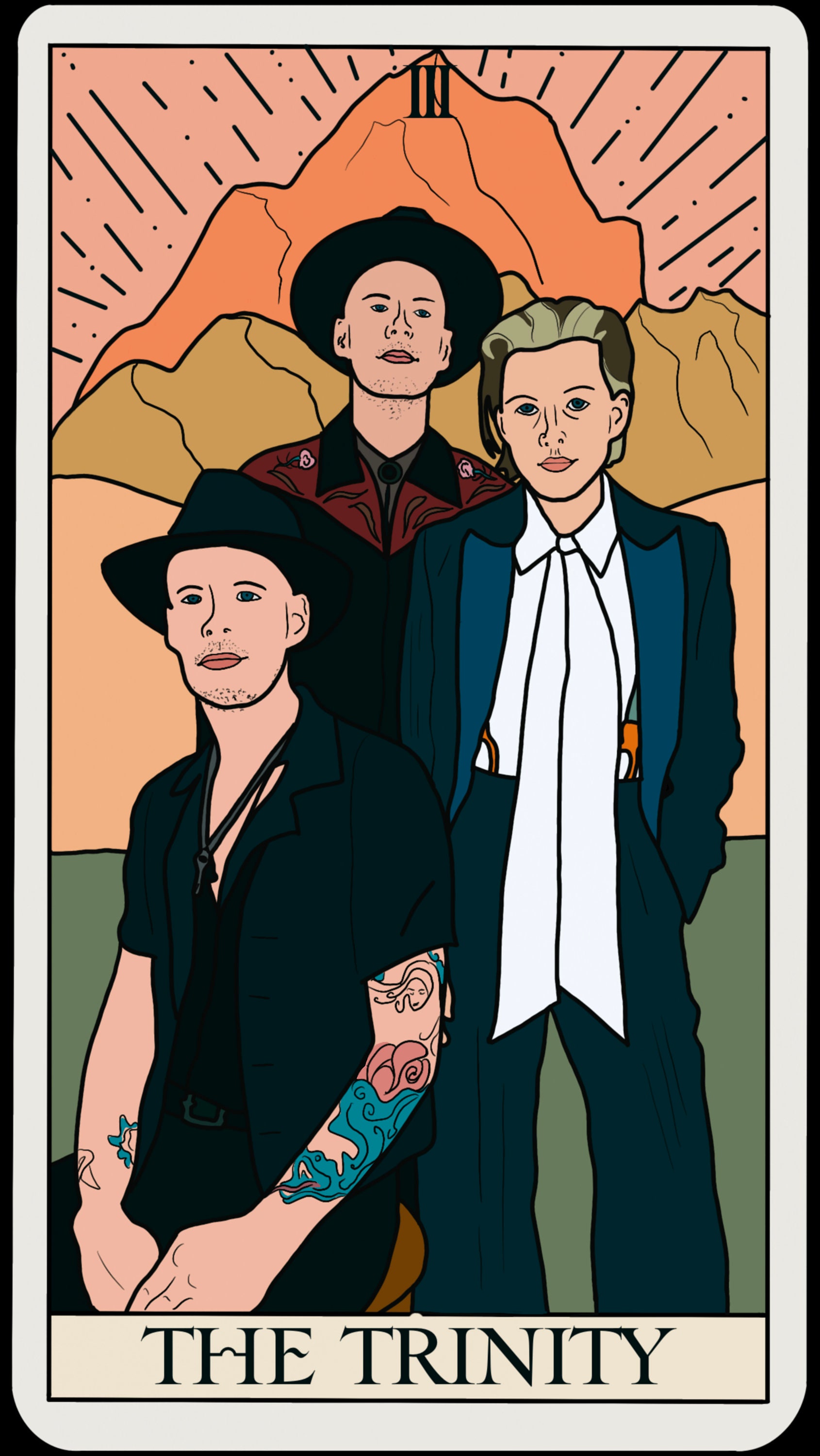 The Trinity Brandi Tarot Card Digital Download - Etsy