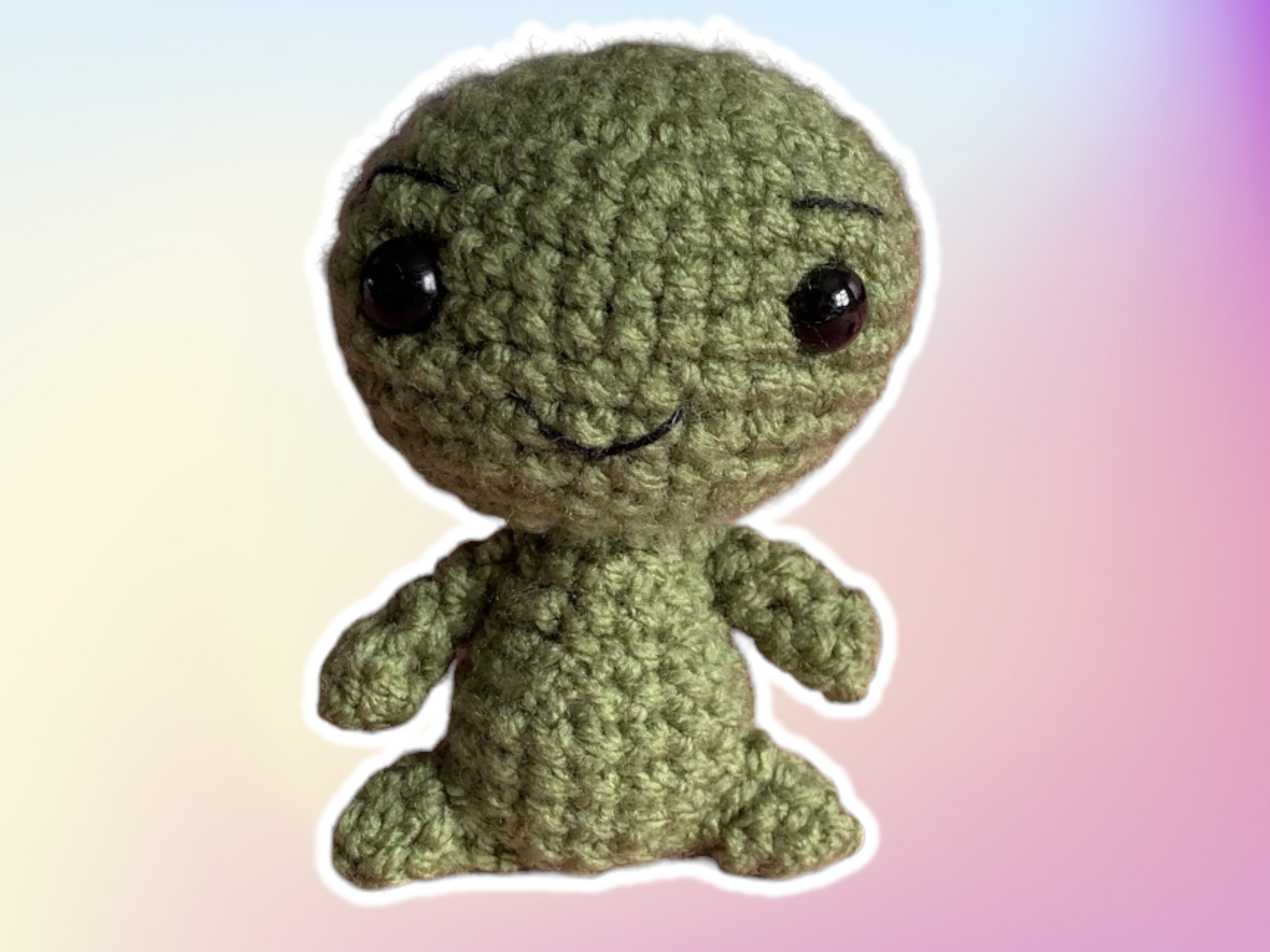 Shelly the Tortoise, Crochet Chibi Amigurumi Plushie - Etsy