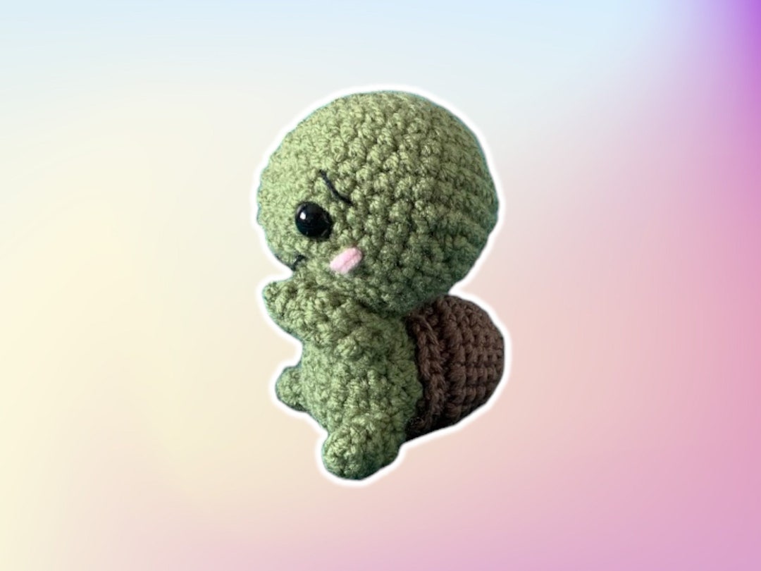 Shelly the Tortoise, Crochet Chibi Amigurumi Plushie - Etsy