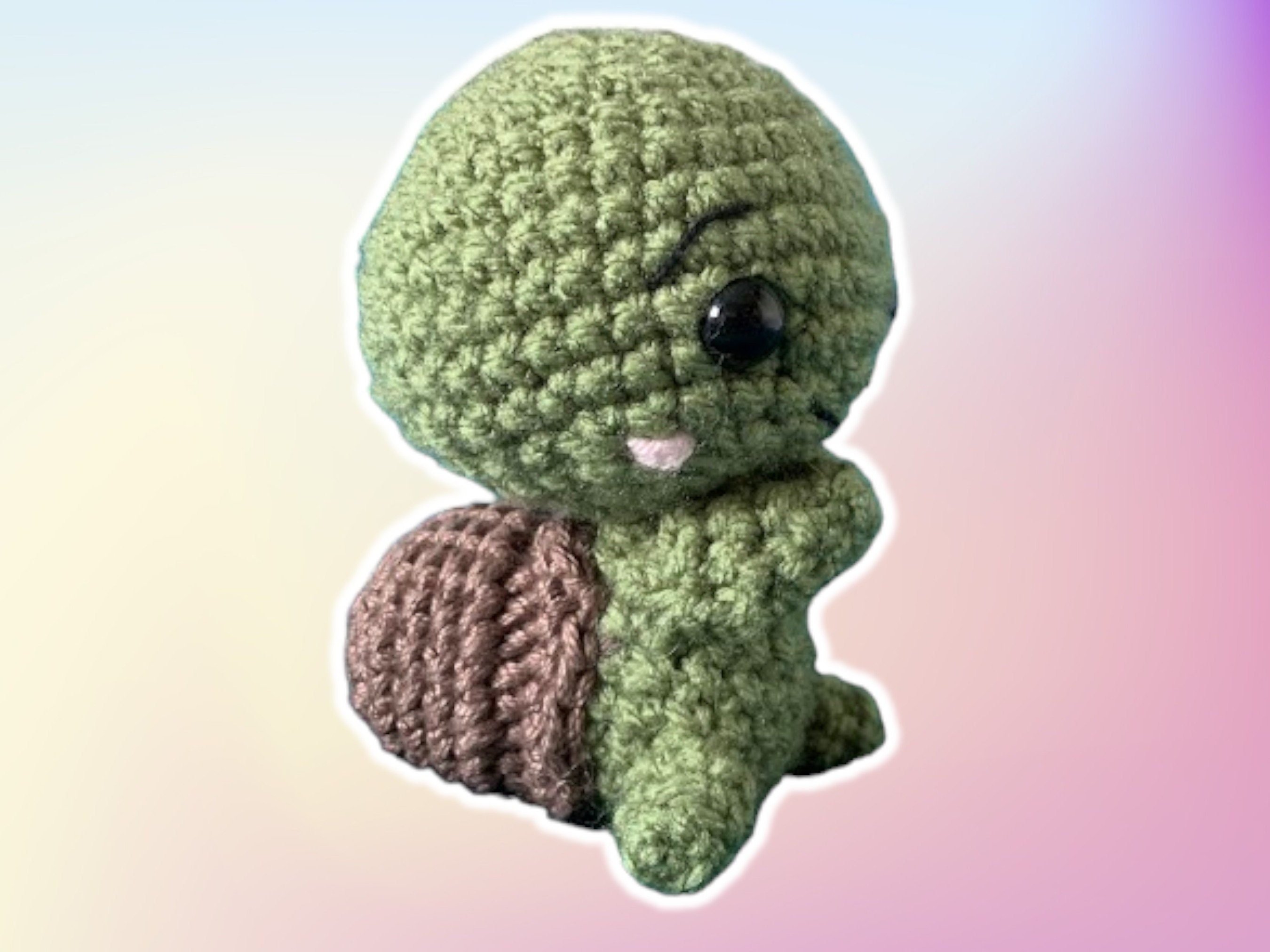 Shelly the Tortoise, Crochet Chibi Amigurumi Plushie - Etsy