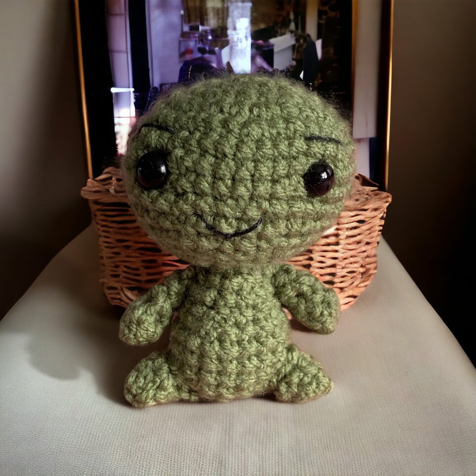 Shelly the Tortoise, Crochet Chibi Amigurumi Plushie - Etsy