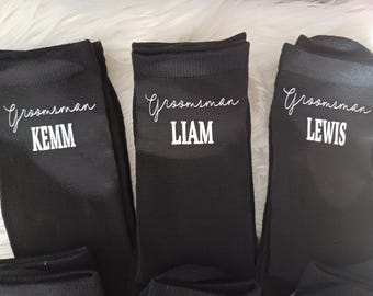 Personalised Wedding Socks. Personalised Boxer Shorts - Etsy UK