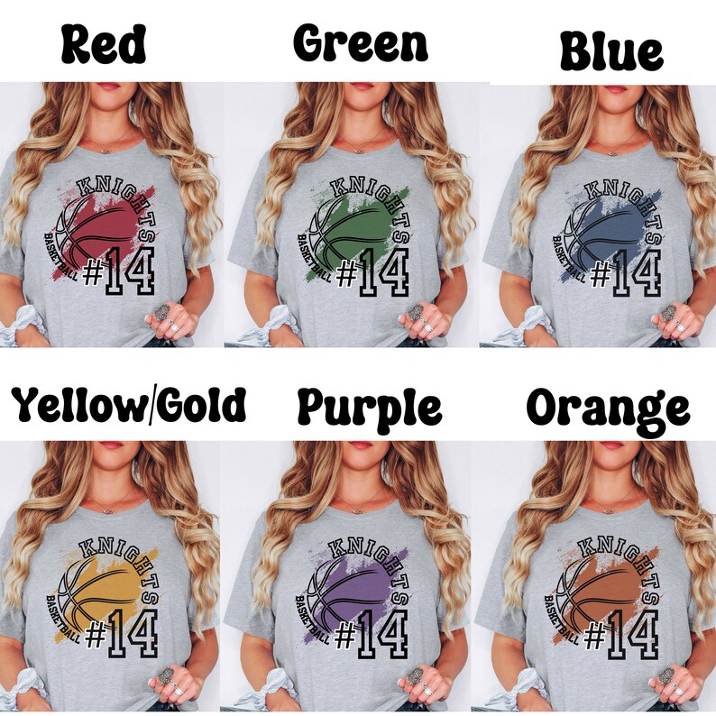 Custom Girl's Basketball Tee, Personalized Basketball Shirt, Basketball ...
