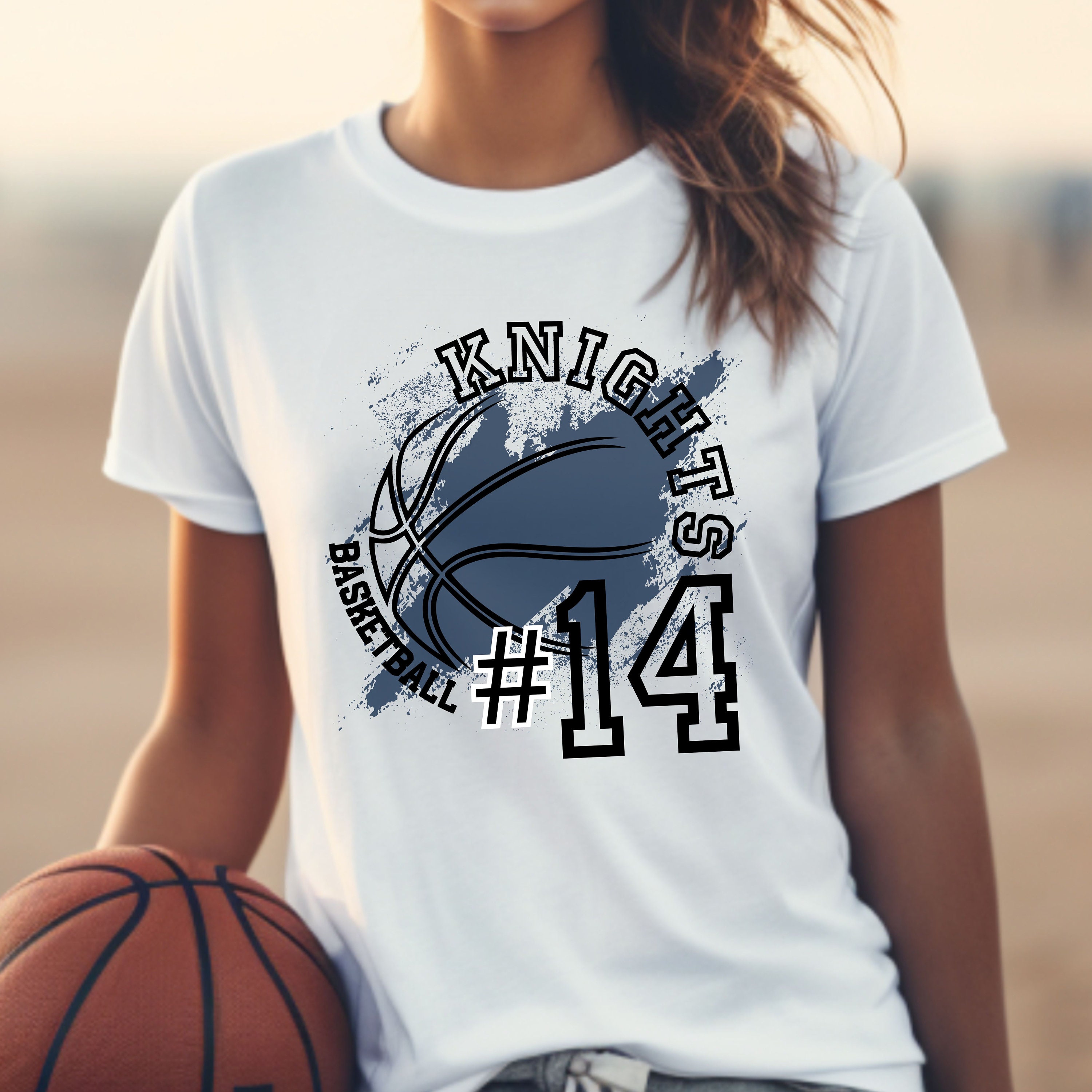 Custom Girl's Basketball Tee Personalized Basketball - Etsy
