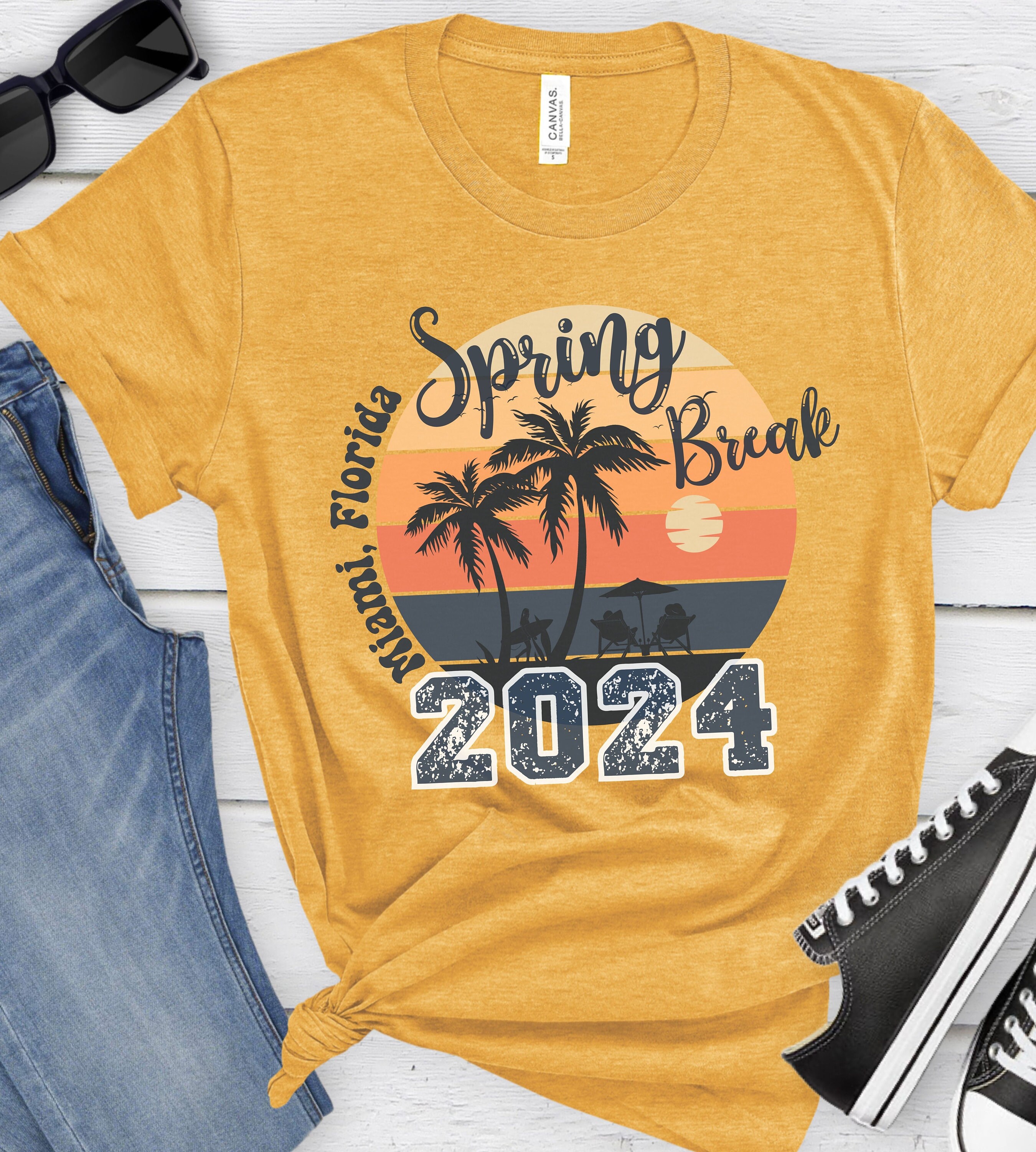 Custom Group Spring Break Tees, Spring Break Destination Tees ...