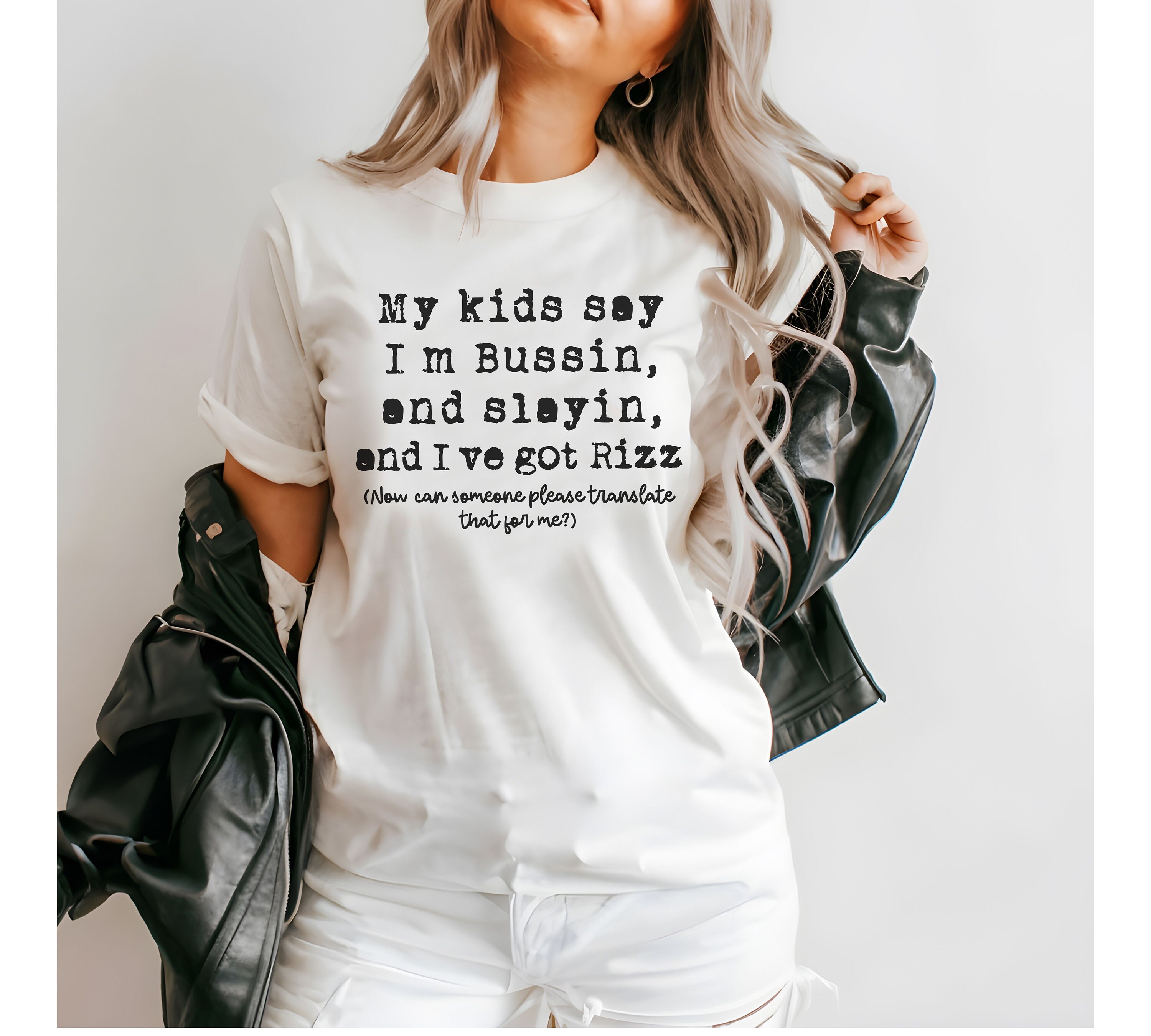 Funny Mom Shirt, Sarcastic Mom Shirt, Funny Gen-z Slang Tee for Mom ...