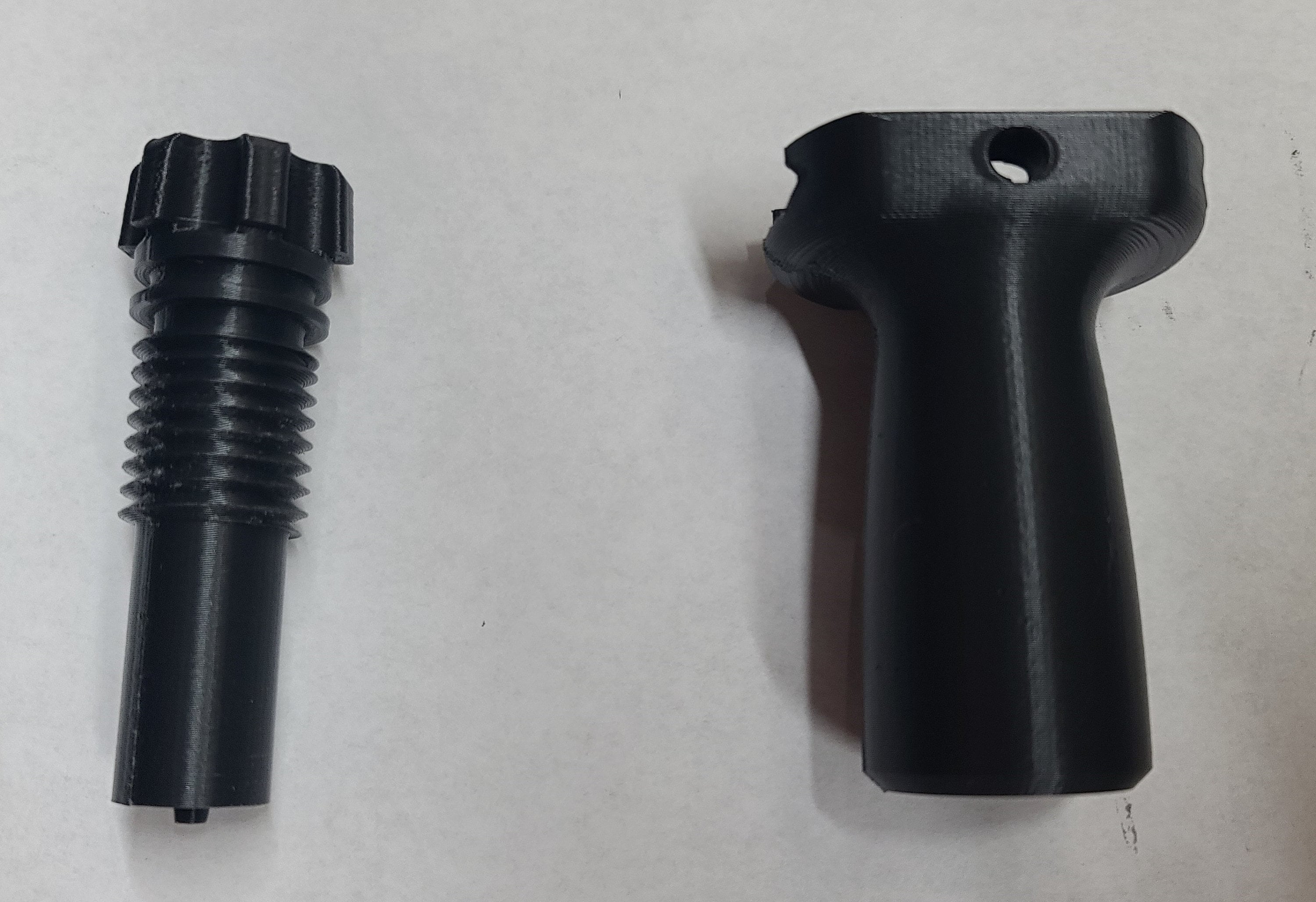 Stubby Vertical Foregrip Picatinny Airsoft Broomstick Style - Etsy