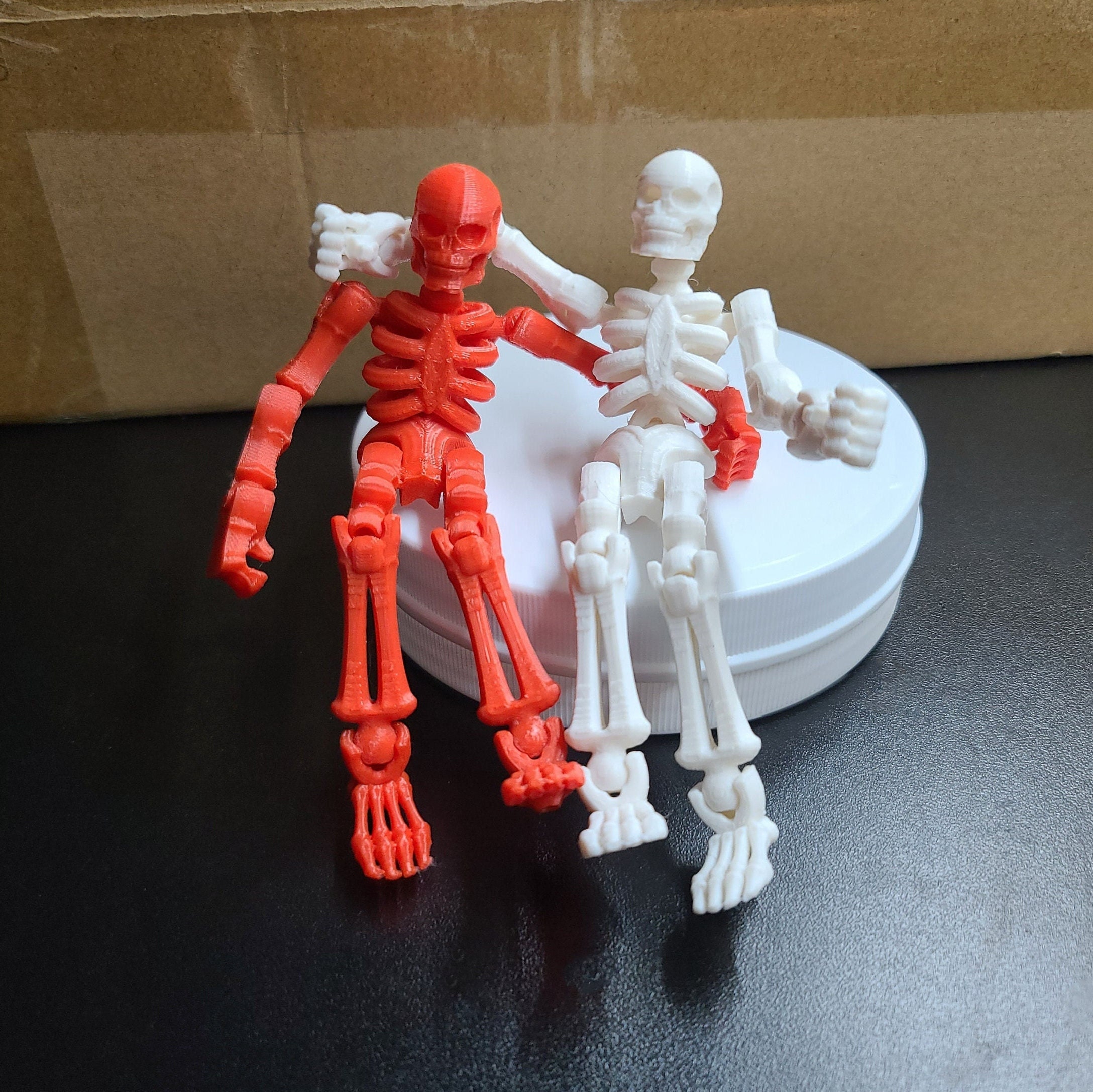 Spooky Skeleton Action Figure Toy With Moving Joints - Etsy