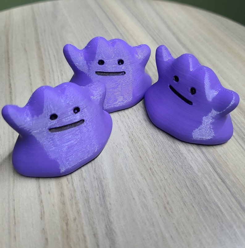 Pokemon Ditto 3D Printed Squishy Flexible Toy Stress Ball - Etsy