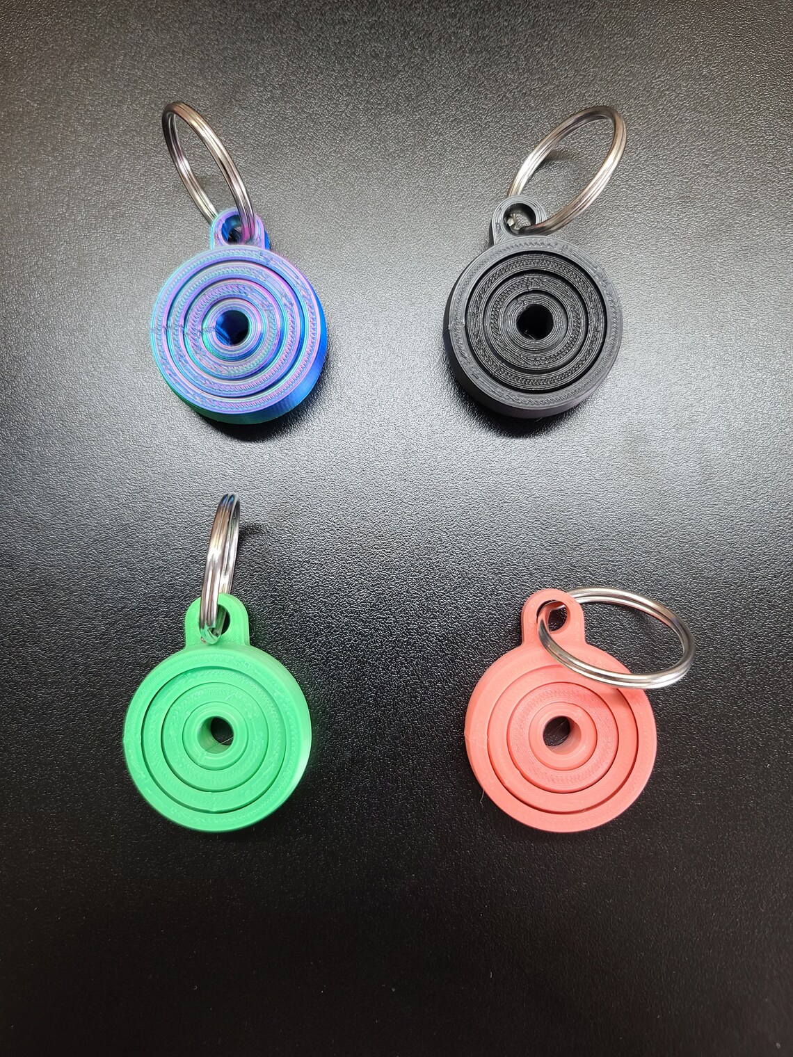 Gyroscope Keychain Fidget Toy - Etsy
