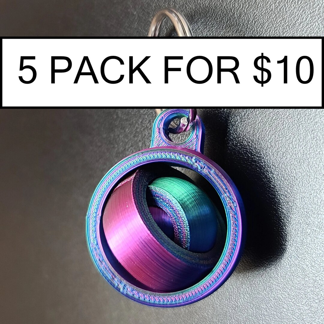 Gyroscope Keychain Fidget Toy - Etsy