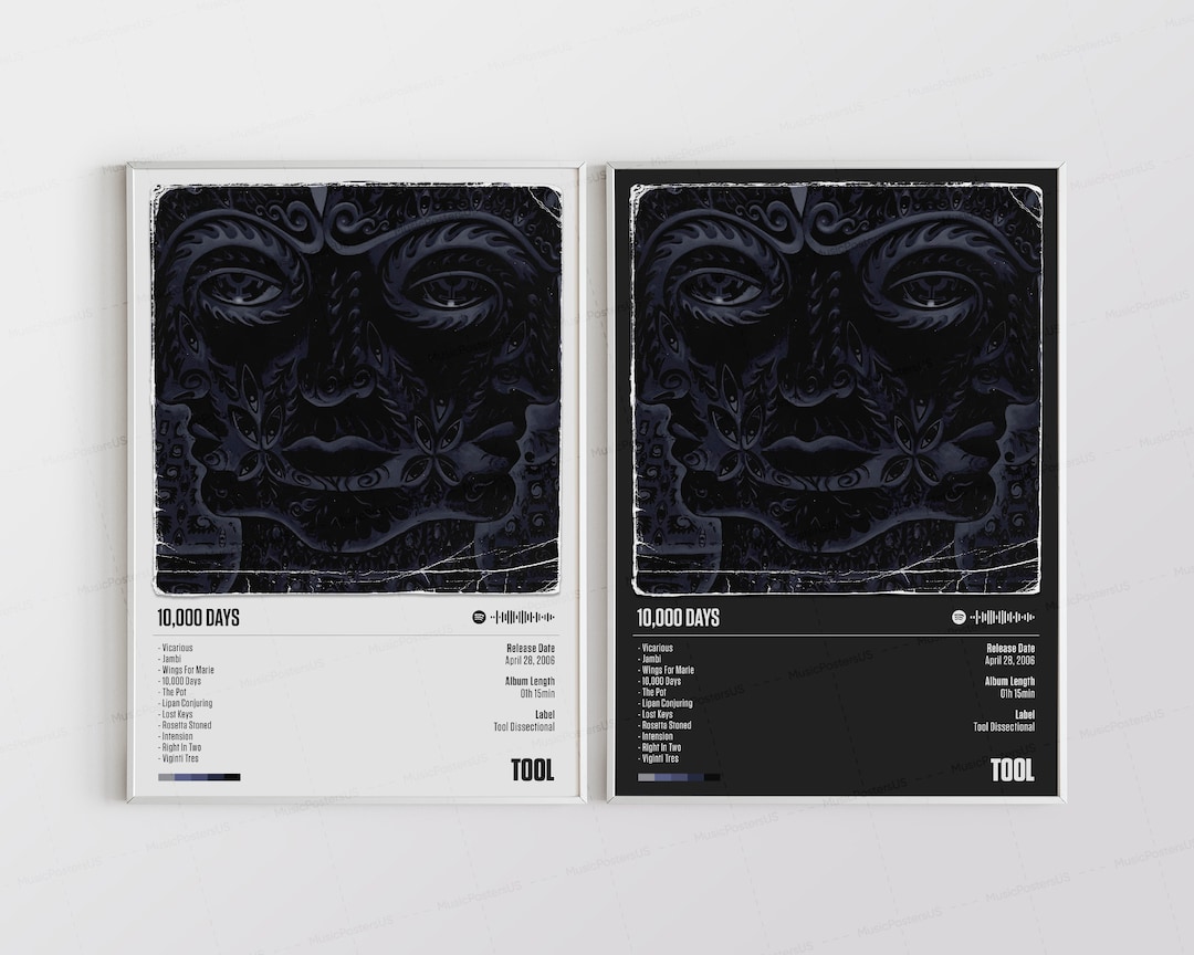 Tool Posters / 10000 Days Poster / Album Cover Poster Poster - Etsy