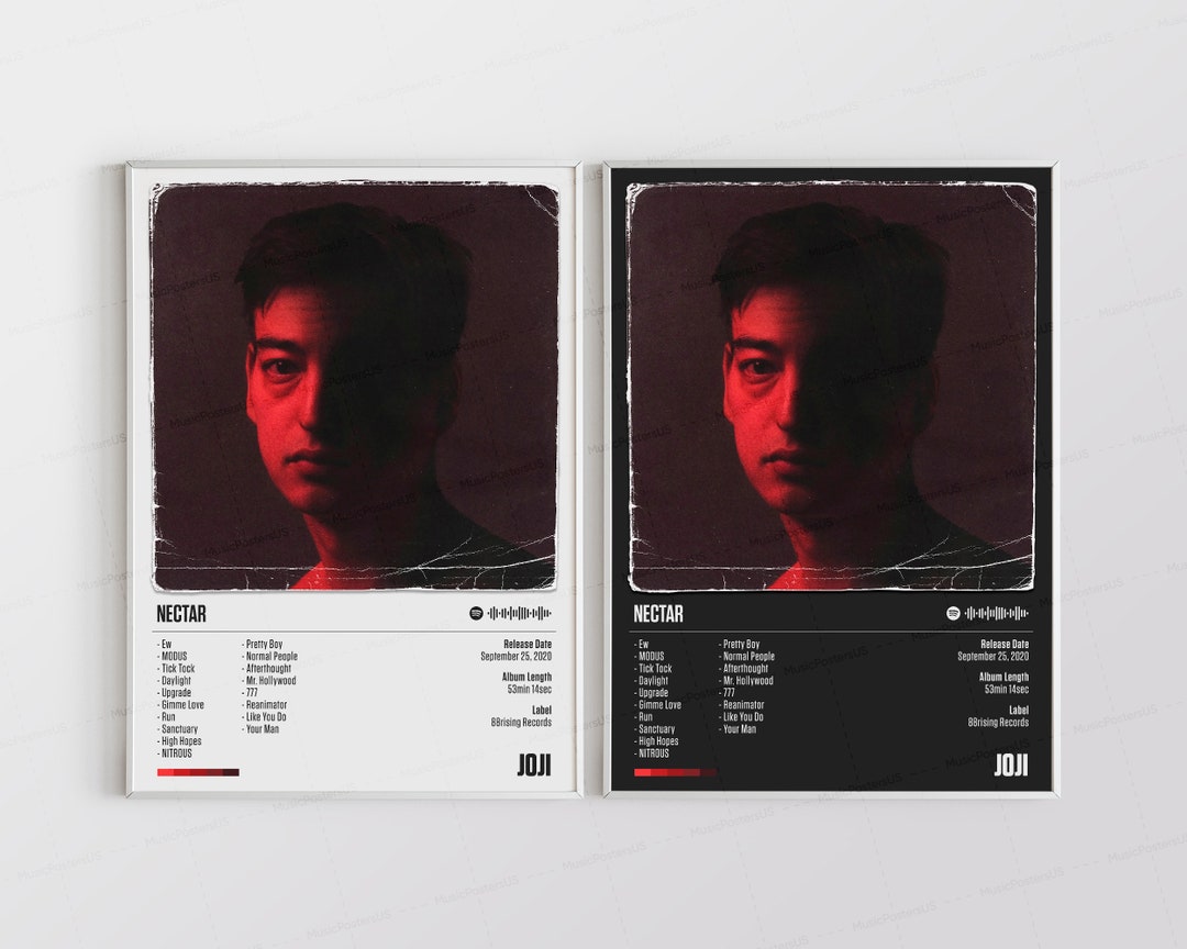 Joji Posters Nectar Poster Joji Tracklist Album Cover - Etsy