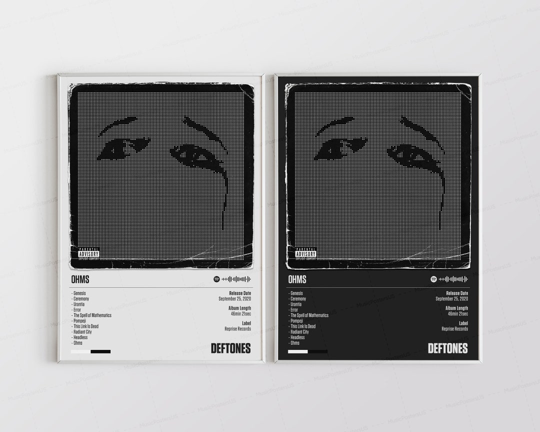 Deftones Posters / Ohms Poster Album Cover Poster Print Wall - Etsy