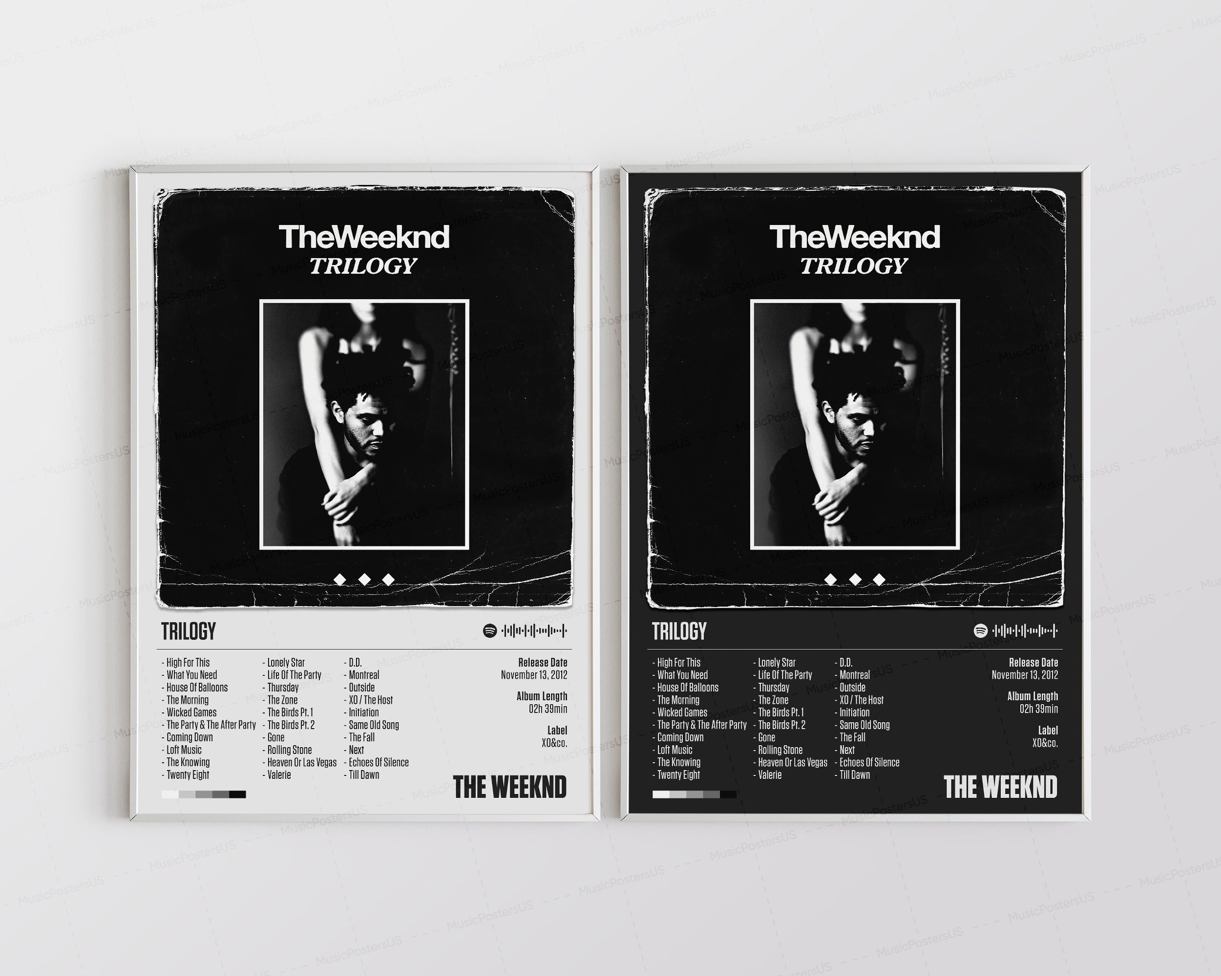 The Weeknd Posters / Trilogy Poster / the Weeknd After Hours - Etsy