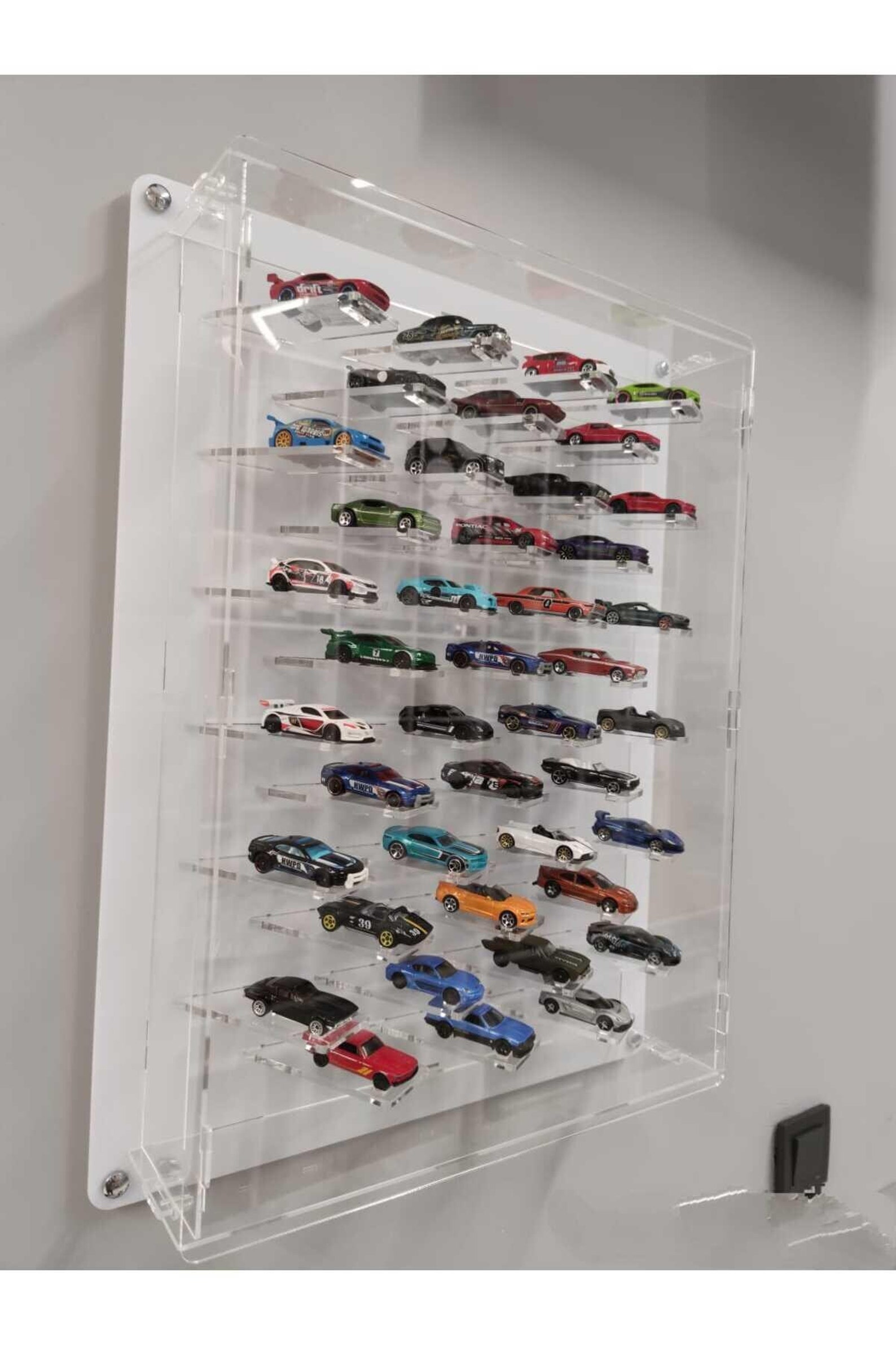 Wall Hanging Toy Car Stand,1:64 Diecast Cars Display,inno64 Display,hot ...
