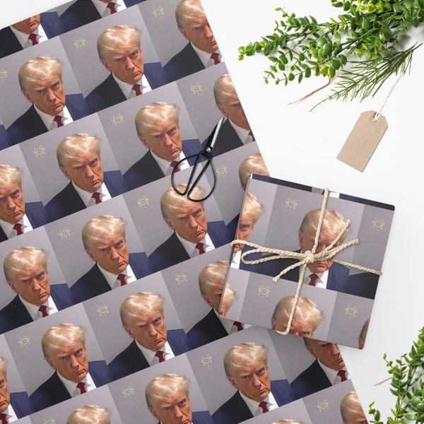 Trump Wrapping Paper - Etsy