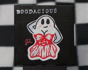 Booobles Ghost Original Canvas Painting - Etsy