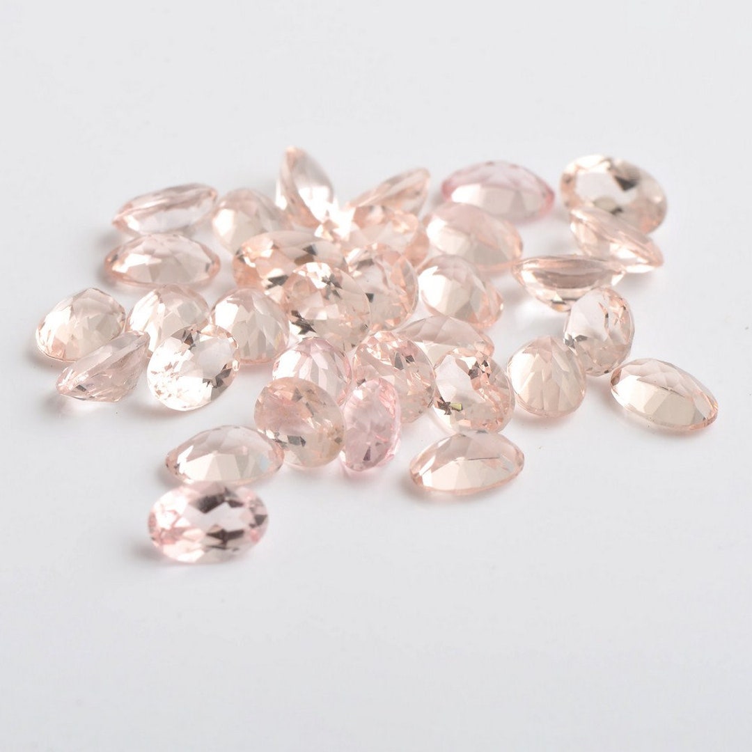 4x3mm Oval Cut Morganite Gemstones Peach Color Morganite - Etsy