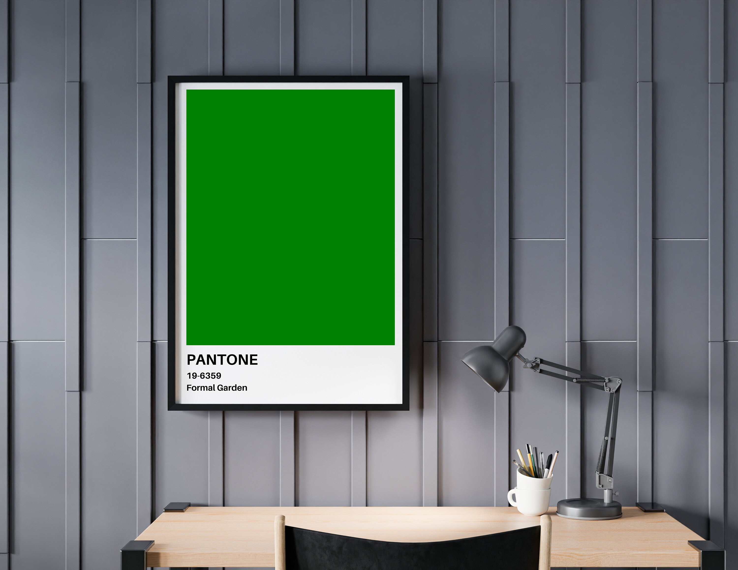 Formal Garden Pantone Print at Home Wall Art Aspirational - Etsy