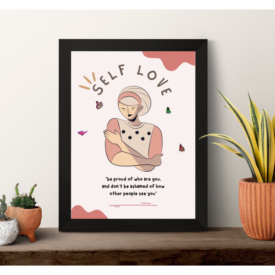 Boho Self Love Print Instant Download Printable Wall Art - Etsy