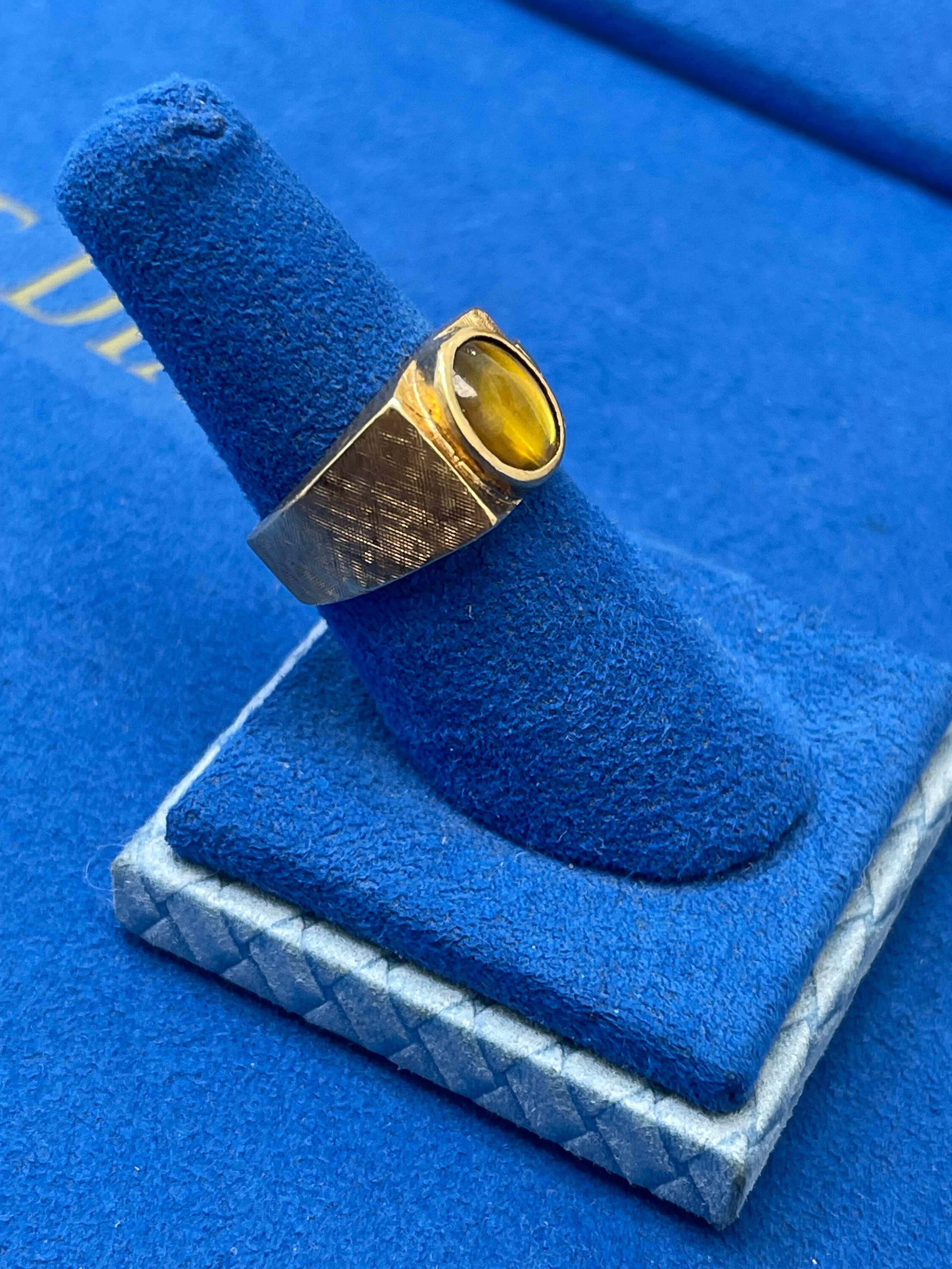 10k Gold Yellow Topaz Ring Etsy
