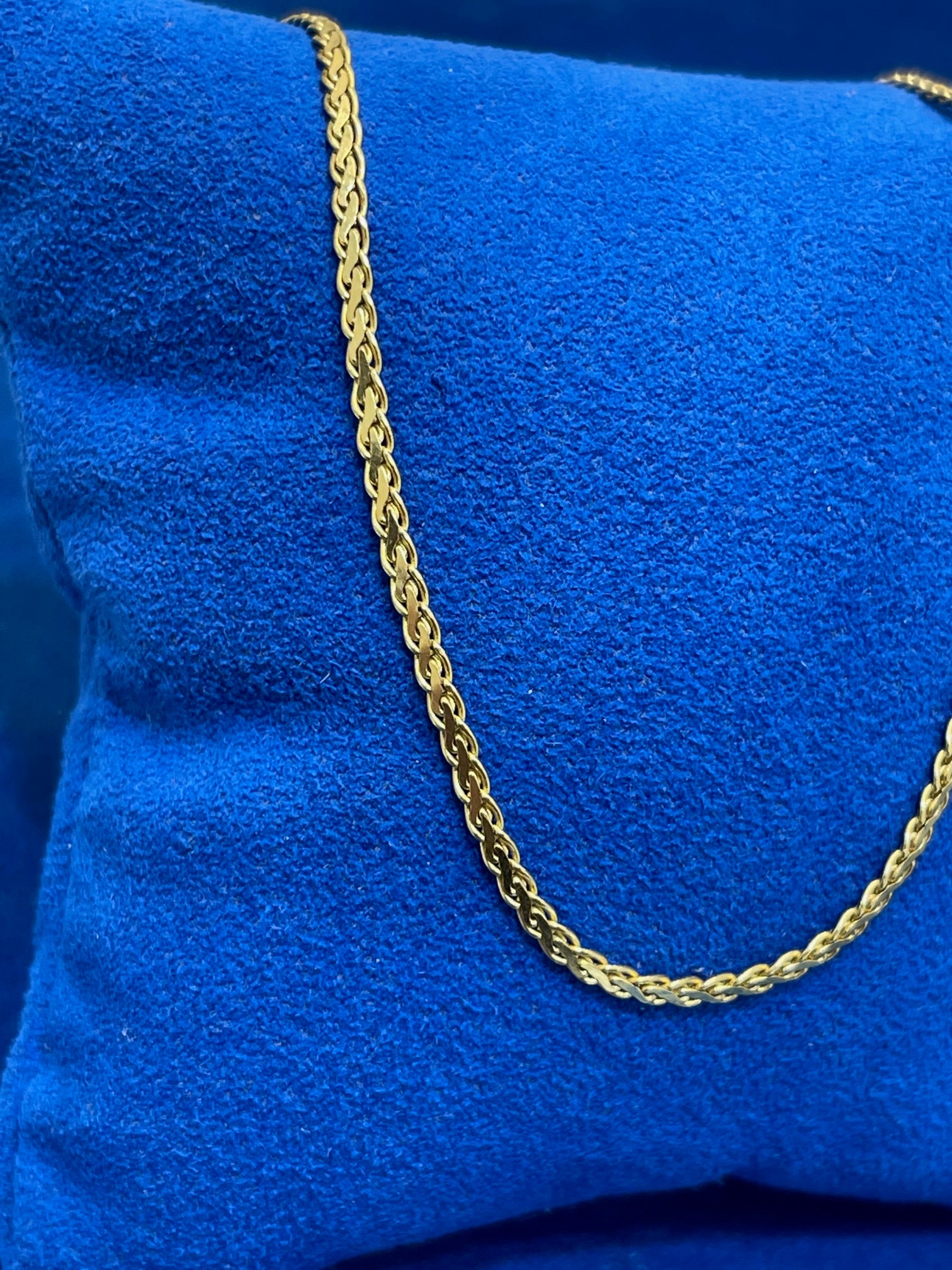 14k ITALY Chain Necklace 2.5mm 18 Inches - Etsy