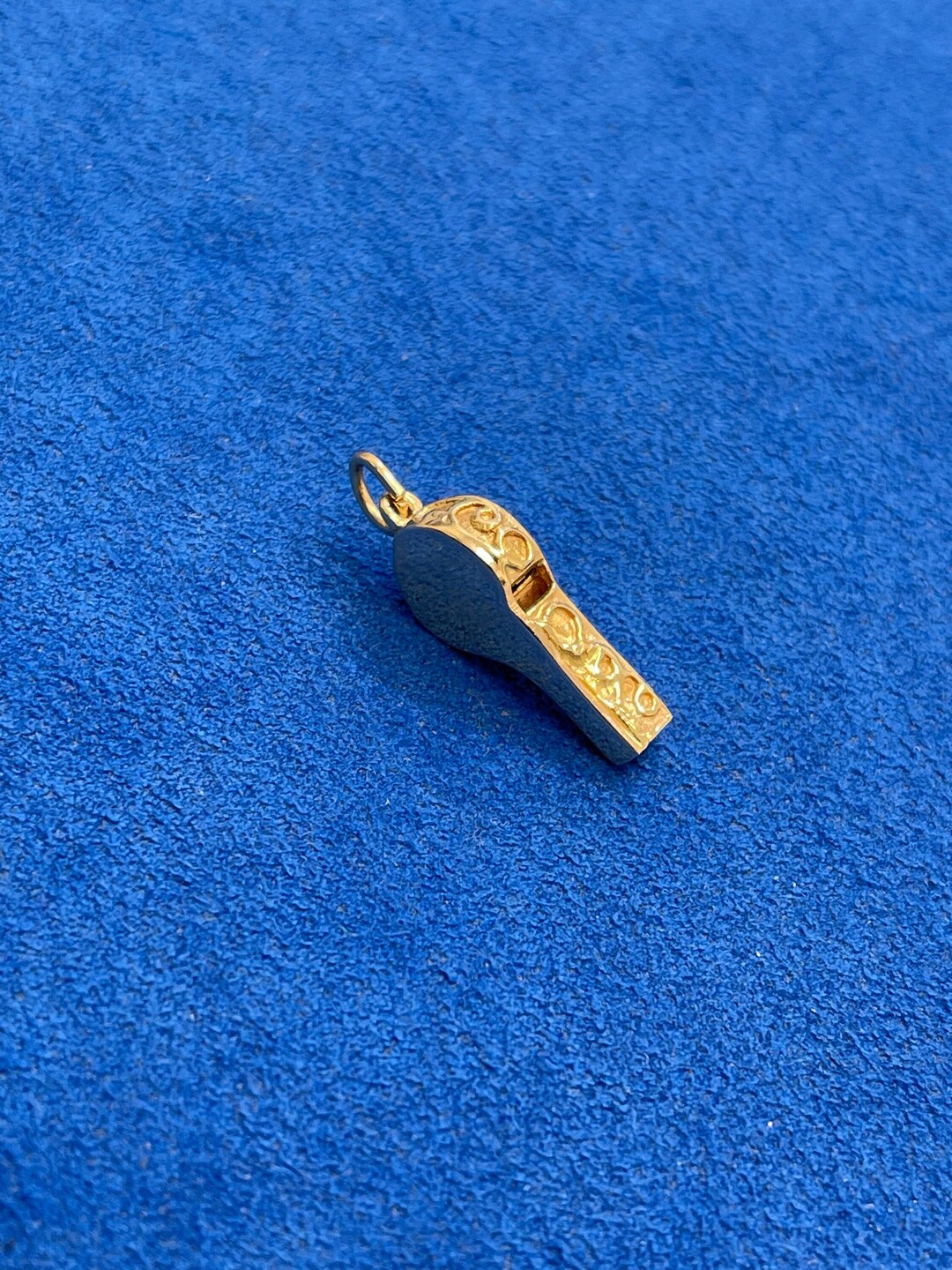 Whistle Charm Pendant in 14k Gold - Etsy