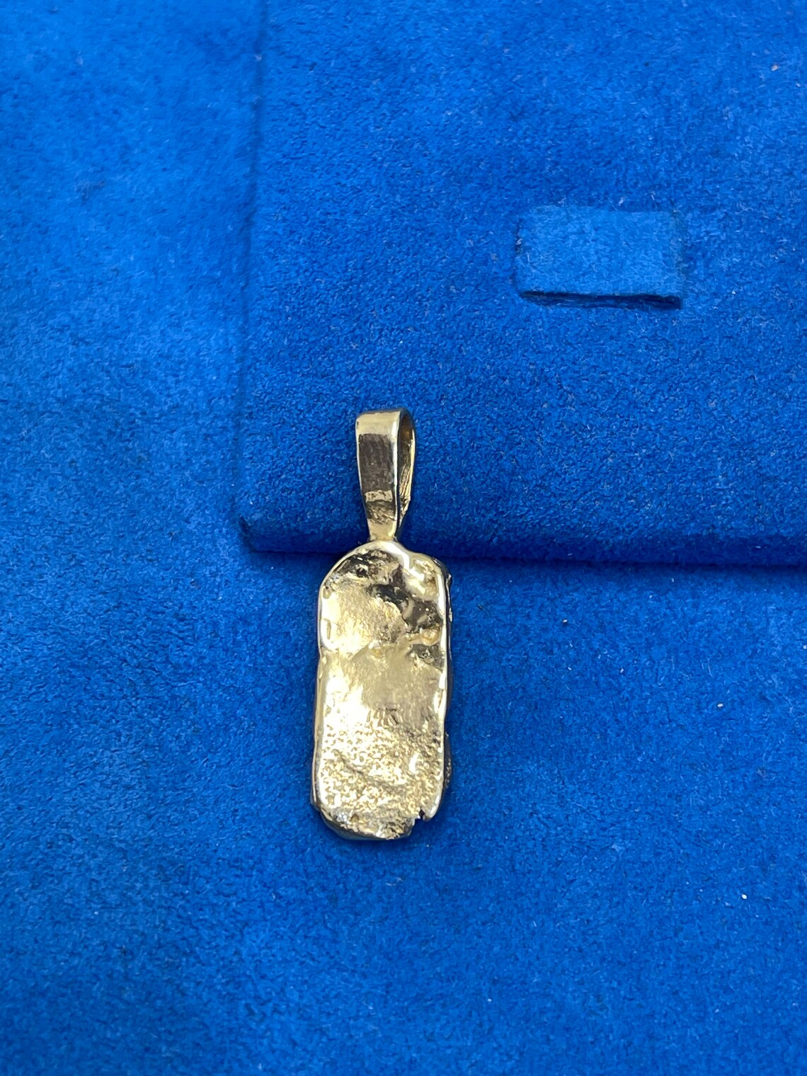 14k Gold Nugget Pendant - Etsy Canada