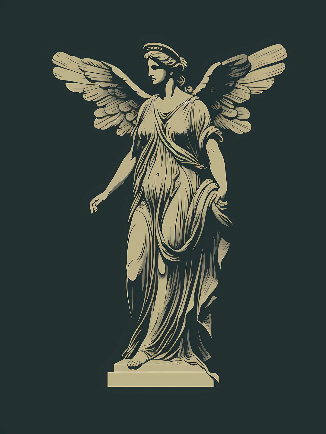 Winged Angel Digital Download Poster Image - Etsy
