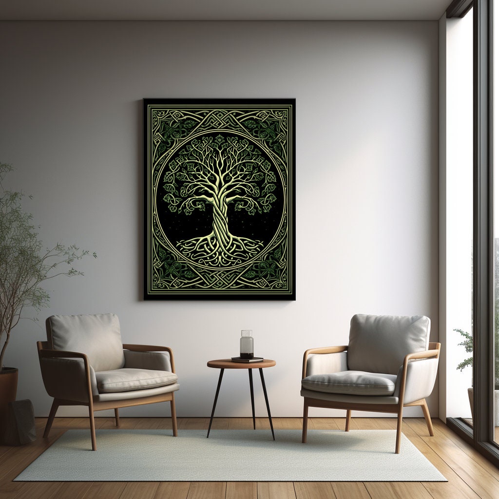 Tree of Life Celtic Poster Digital Download High Quality 9:12 - Etsy