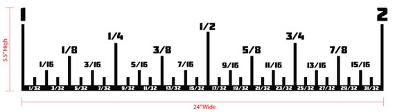 How To Read A Ruler 32nds