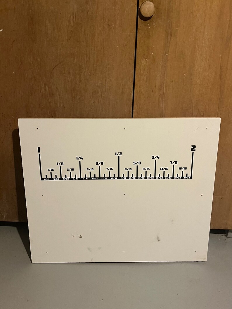 Vinyl Ruler for Wood Shop How to Read a Ruler - Etsy