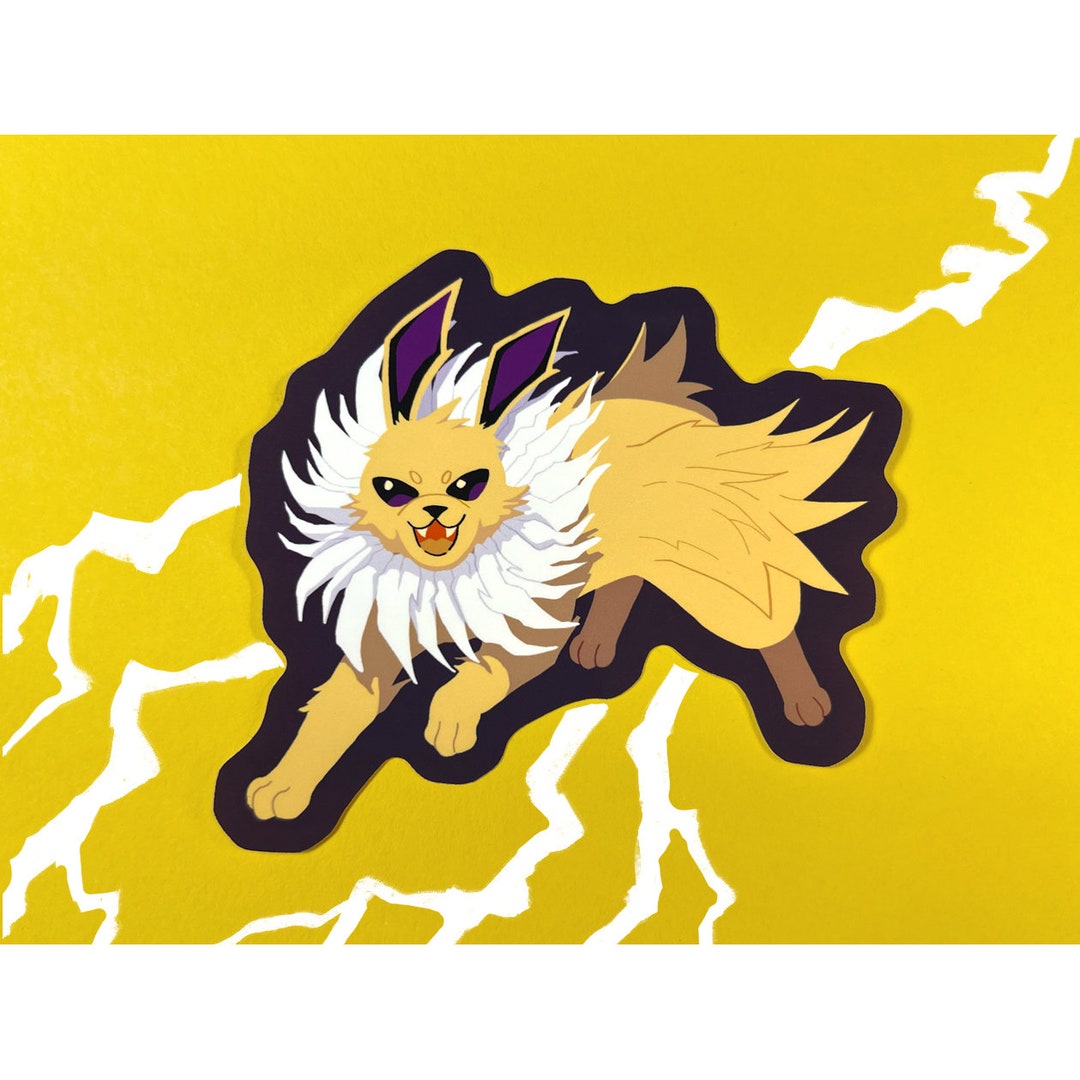 Jolteon | Vinyl Pokémon Inspired Sticker - Etsy