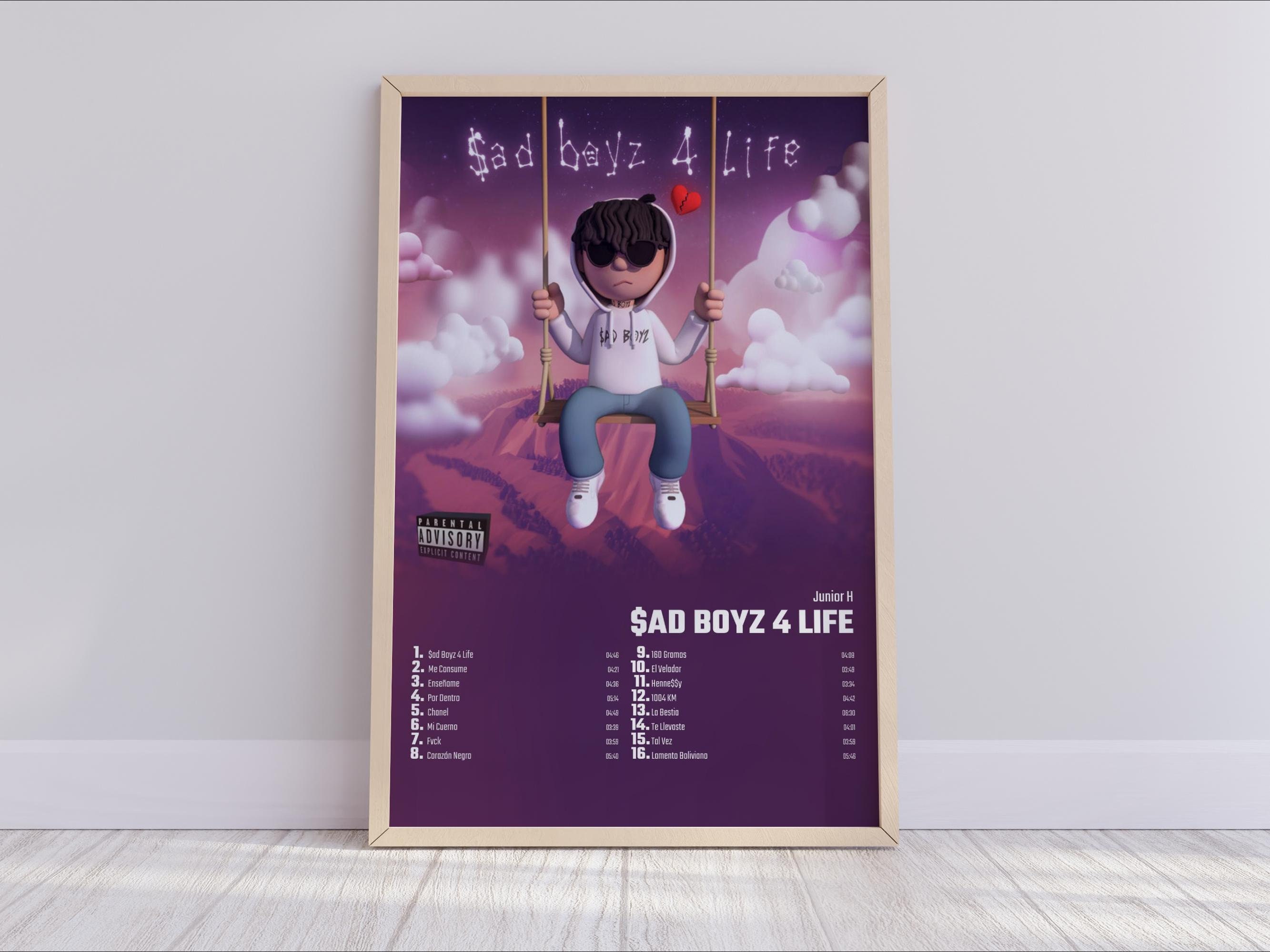 Junior H - Sad Boyz 4 Life Album Cover Poster For Home Wall Art sold by Distillate Lena | SKU ...