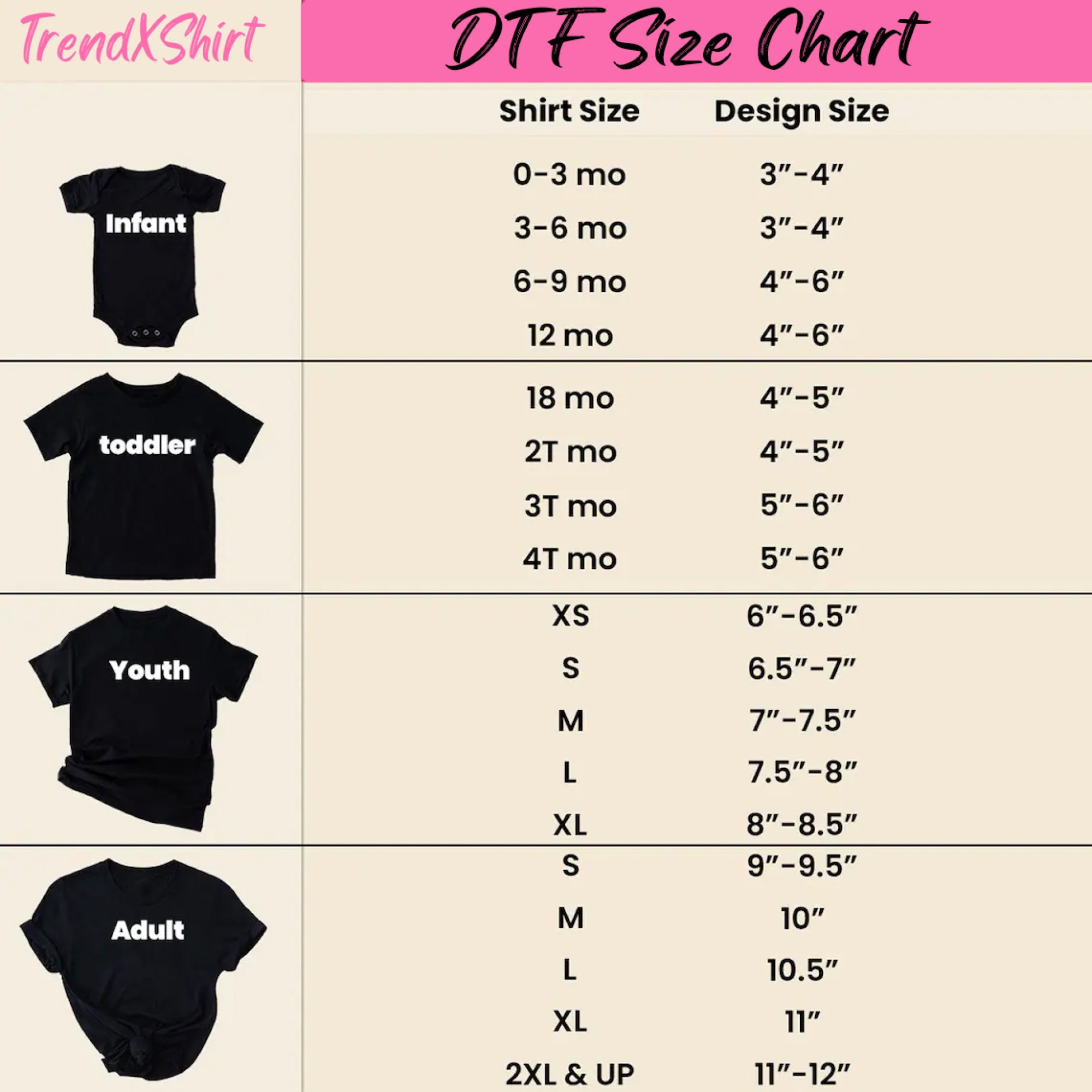 Custom DTF Transfers Ready for Press DTF Transfers Custom - Etsy