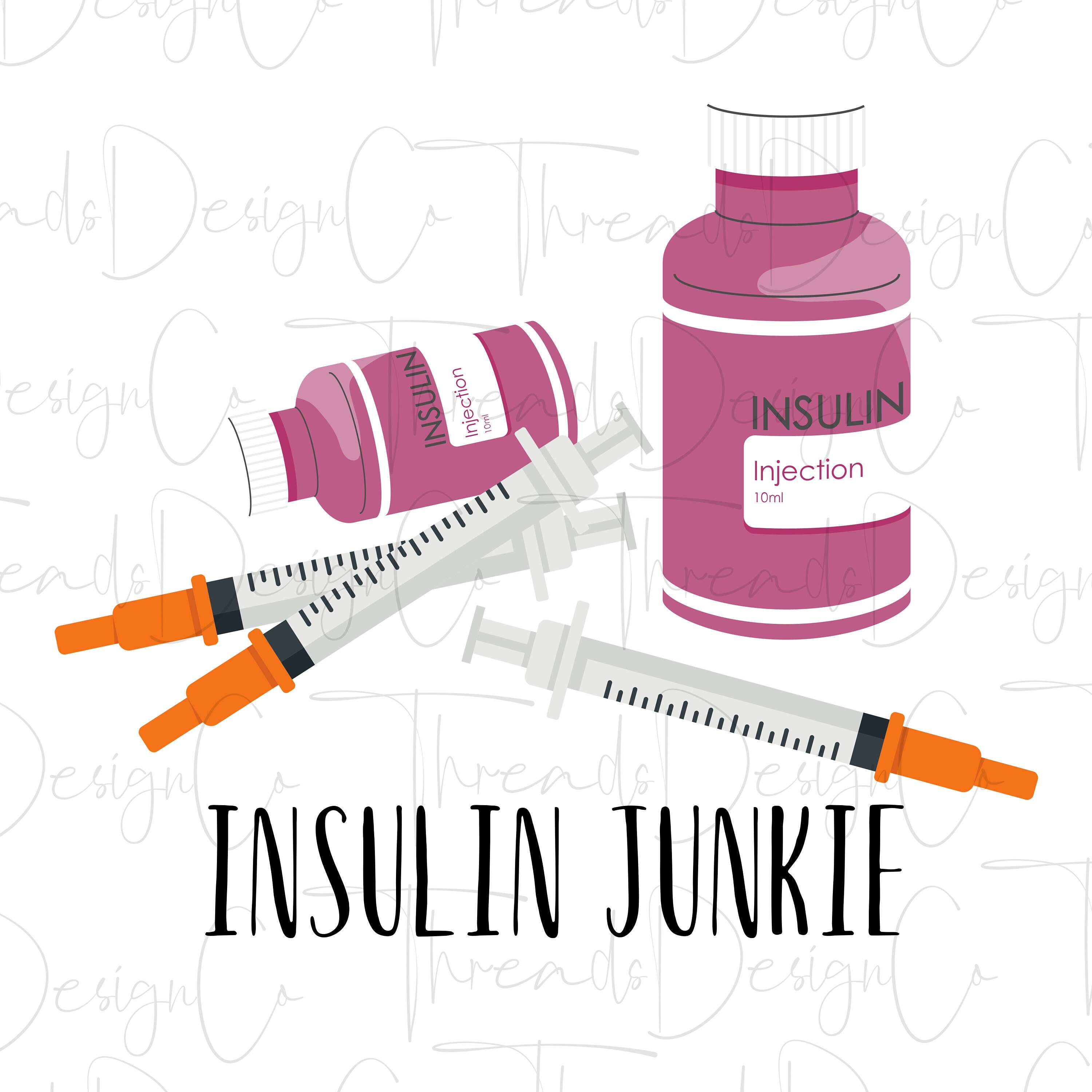 Insulin Junkie Diabetes Awareness PNG, Type 1 Diabetes Awareness SVG ...
