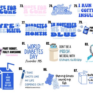 Diabetes Awareness SVG Bundle, Type 1 Diabetes Designs, Diabetes Month ...