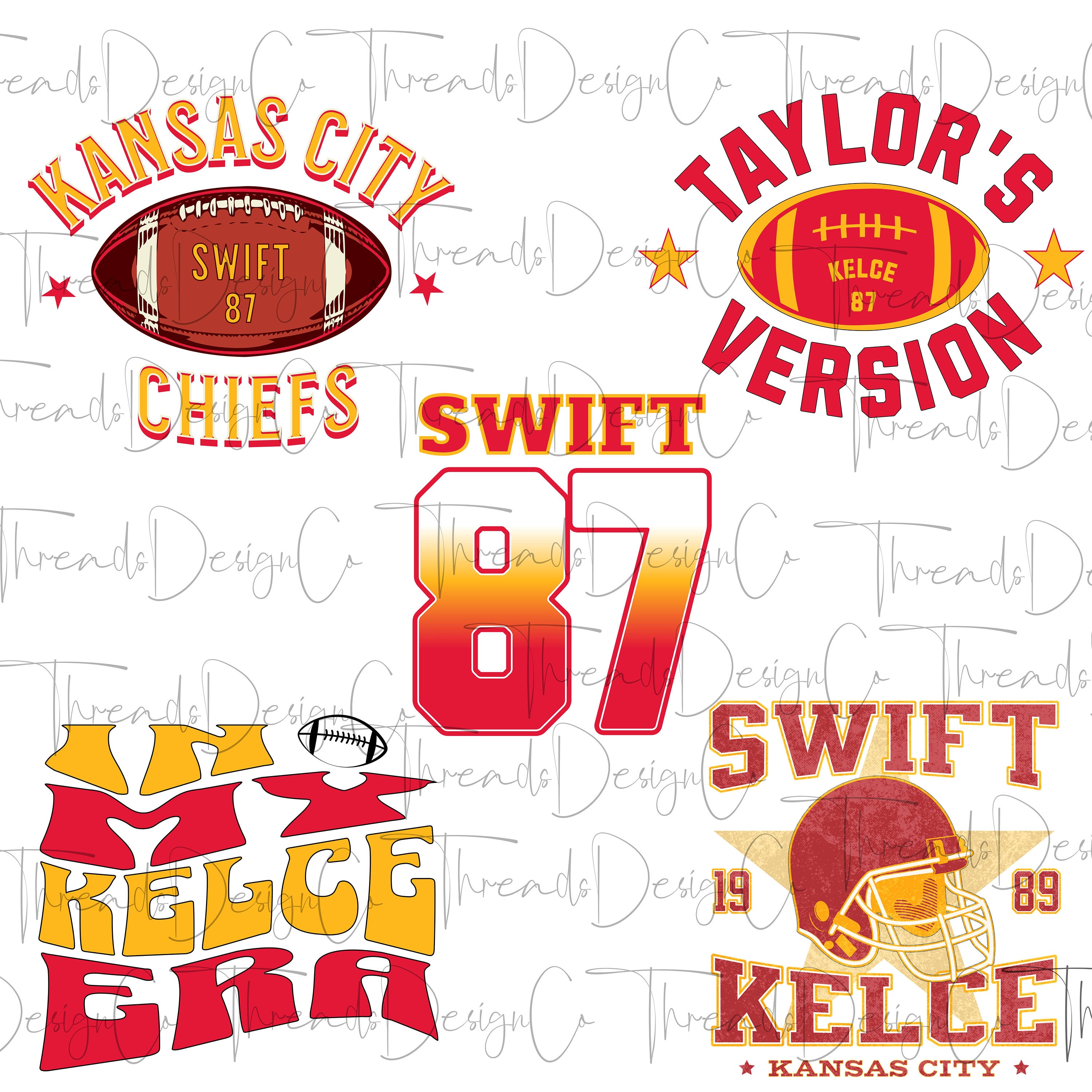 SVG Bundle Taylor Swift Travis Kelce, Taylor Swift, Trendy SVG, Kansas ...