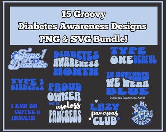 Diabetes Awareness PNG, Type 1 Diabetes Awareness SVG, Diabetes Month ...