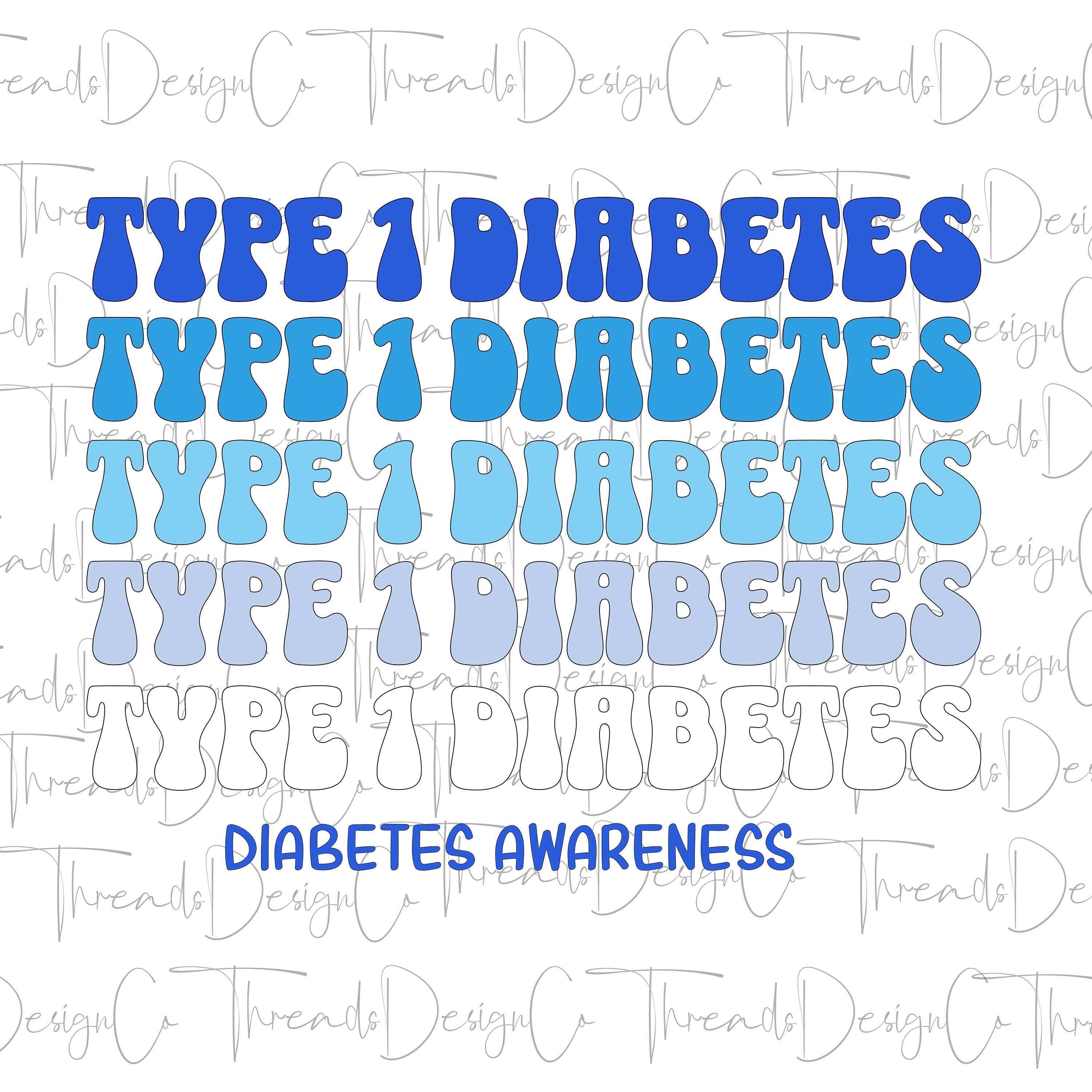 Diabetes Awareness PNG Type 1 Diabetes SVG Diabetes Month - Etsy